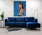 Digital art Blue Model 75x100cm – SarinART