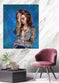 Digital art Blue Model 75x100cm – SarinART